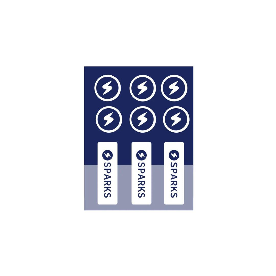 DESIGNER Sticker Sheet — Sparks Merch